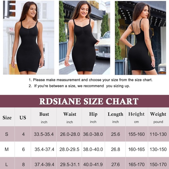 Intimates & Sleepwear | New Shapewear One Piece Full Slip Tummy Control ...